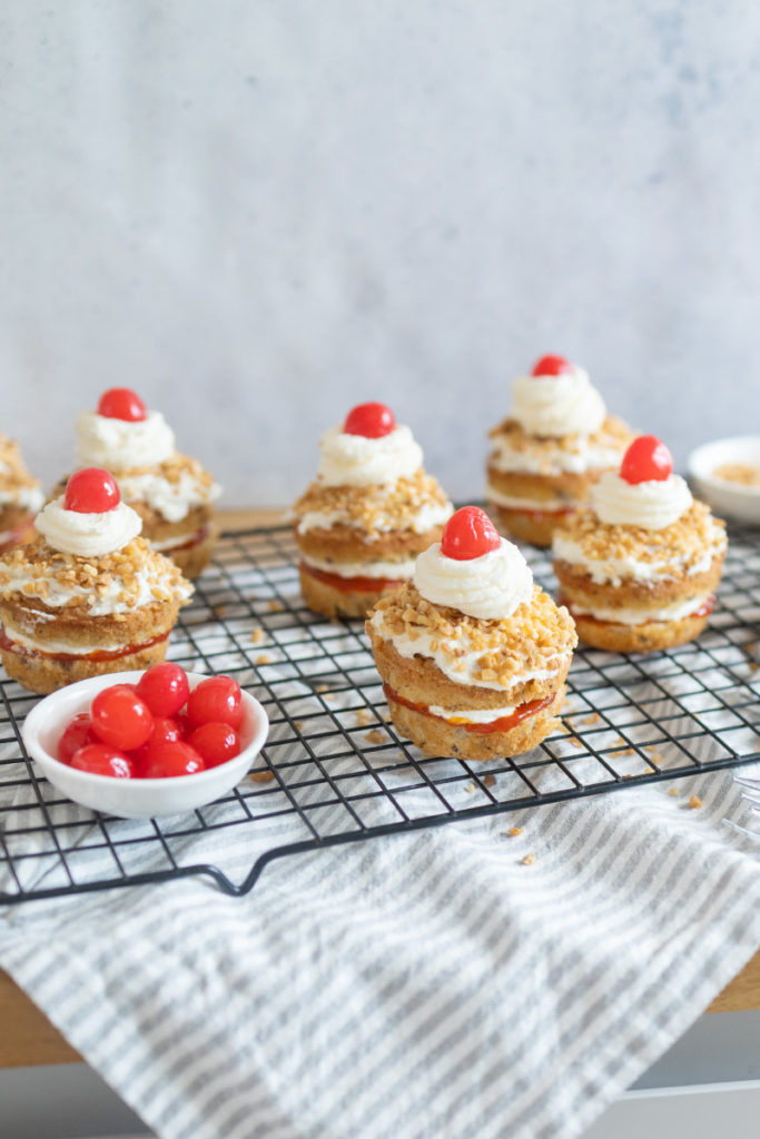 Frankfurter Kranz Cupcakes - Rezept für Mini Kuchen